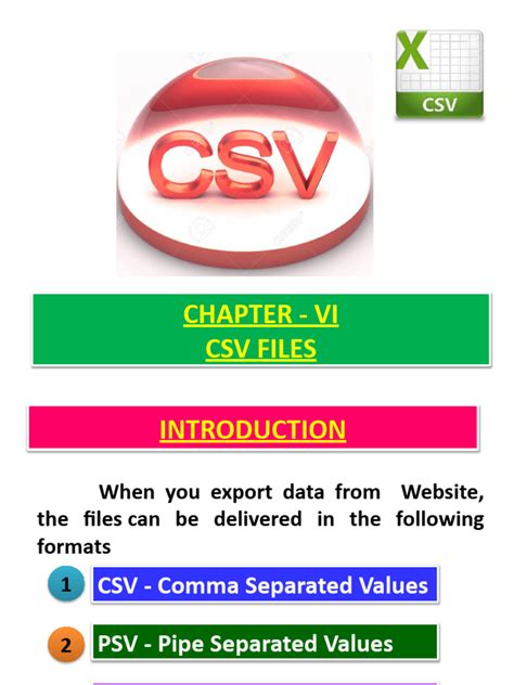 chapter 06 csv files pdf comma separated values computer programming