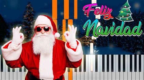 Feliz Navidad Música Navideña Piano Tutorial Cover YouTube