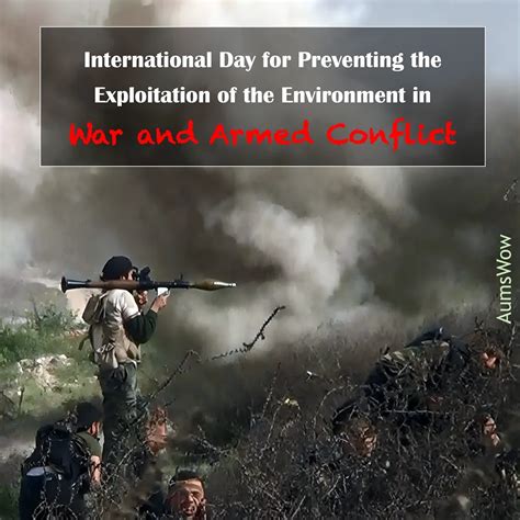 International Day For Preventing The Exploitation Of The Environment In