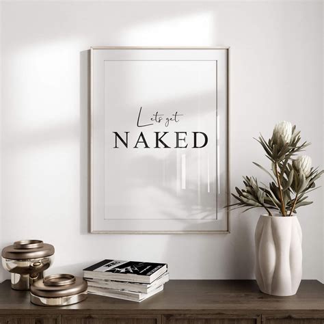 Plakat Lets Get Naked 30 X 40 Cm Plakaty Plakaty Z Napisami Na