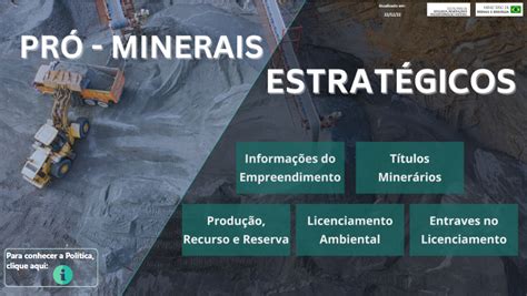 MME lança plataforma para acesso a projetos na Política Pró Minerais