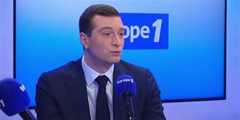Ce N Est Pas Un Combat De Boxe Jordan Bardella Ne Se Sent Pas En