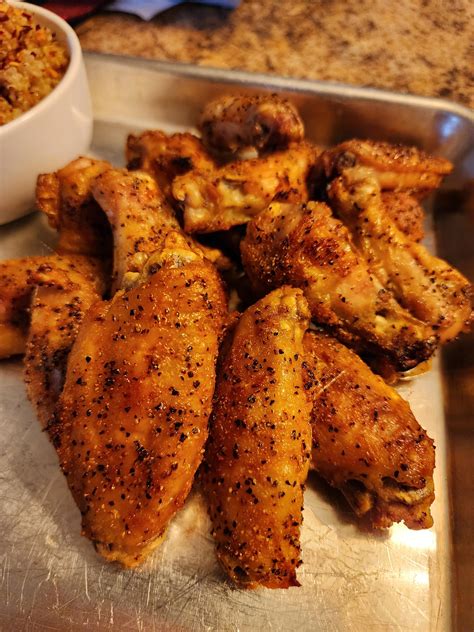 Wings Baked In The Oven With Convection Bake Use Kenji S Method And I