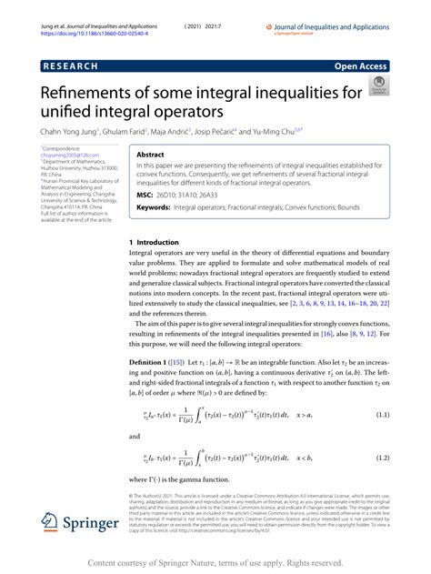 pdf refinements of some integral inequalities for unified integral operators