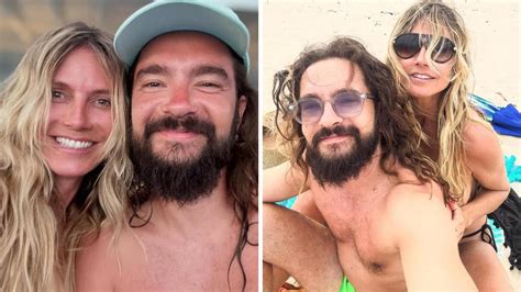 German American Supermodel Heidi Klum Goes Topless On St Barts Beach