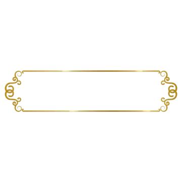 Cadre De Bordure De Texte Doré PNG Bordure De Texte Texte D Or