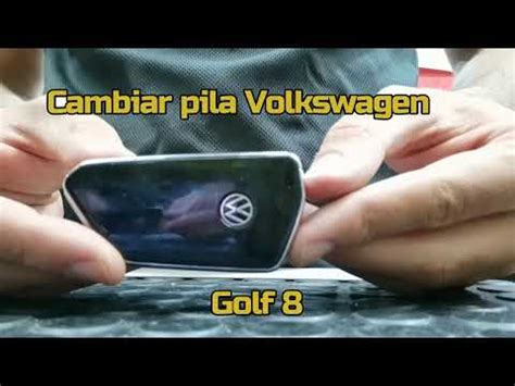 Cómo cambiar la pila de la llave del Volkswagen Golf