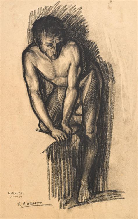 Sold Price Rudolf Bonnet 1895 1978 Actor With Box Signed And