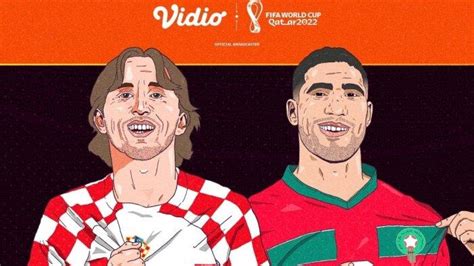 Link TV Online SCTV Live Streaming Kroasia Vs Maroko Piala Dunia 2022