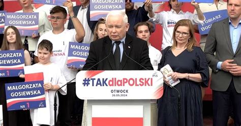 Wybory europejskie Jarosław Kaczyński ostrzega przed wielkim planem