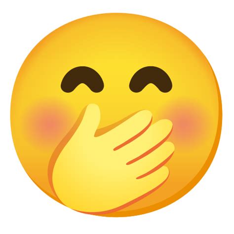 Face With Hand Over Mouth Emoji Meaning Symbolism Copy And