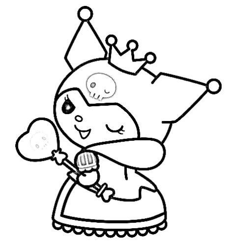 Kolorowanki Kuromi Do Druku Darmowe Pdf
