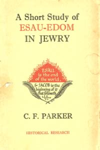 A Short Study Of Esau Edom In Jewry ACP Our Library Digitized