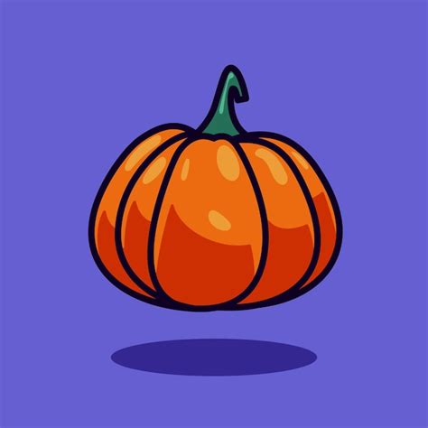 Dynia Ikona Doodle Ilustracja Halloween Darmowy Wektor