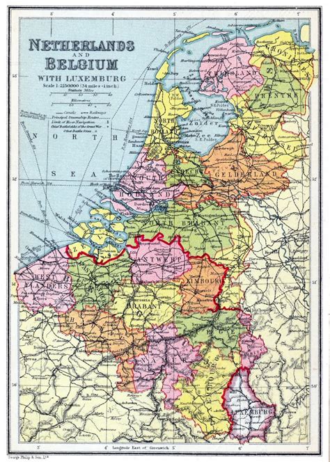 Large Detailed Old Political And Administrative Map Of Netherlands And