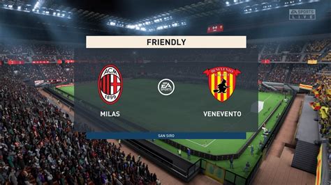 Milan Vs Benevento Fifa 23 Legendary AI YouTube