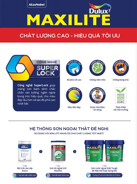 BẢNG MÀU SƠN MAXILITE TOUGH MỚI NHẤT Đạt Lâm