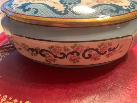 Proantic Boîte à Bijoux En Porcelaine De Limoges