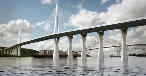 Cuarto Puente Trabajos del cuarto puente sobre el Canal de Panamá