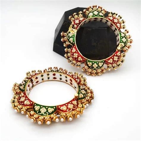 Brass Kundan Meenakari Bangles At Rs 1500 Pair In Mumbai ID