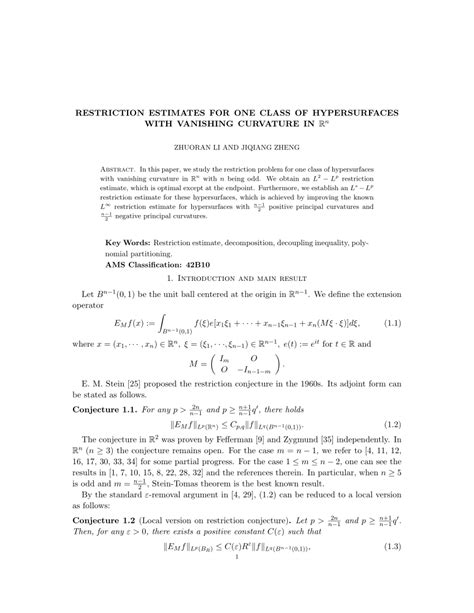 pdf restriction estimates for one class of hypersurfaces with vanishing curvature in r n