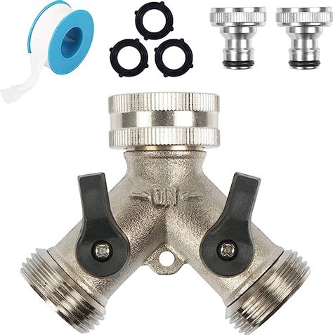 2 Voies Y Distributeur Adaptateur Tuyau Arrosage En Laiton De 3 4