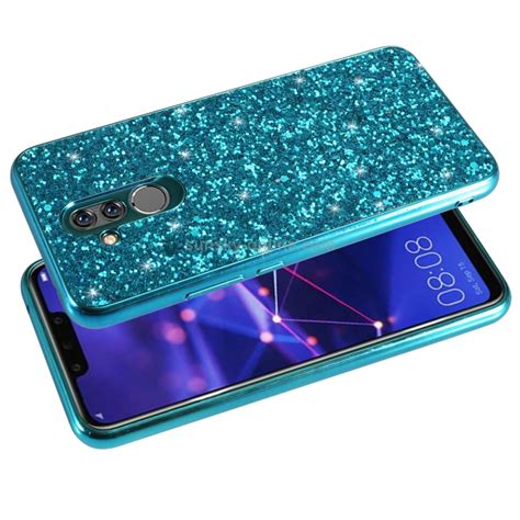 Glittery Powder Shockproof TPU Case For Huawei Mate 20 Lite Maimang 7