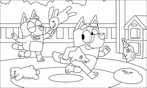 Dibujos De Bluey Gratis Para Ni Os Para Colorear Para Colorear Pintar