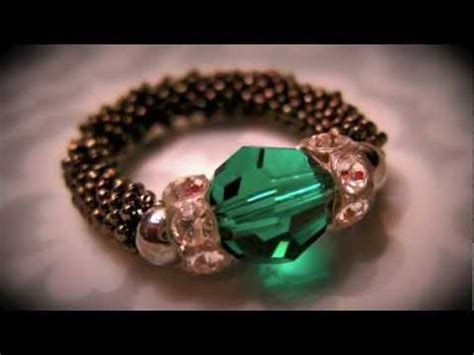 Handmade Beaded Stretch Rings YouTube