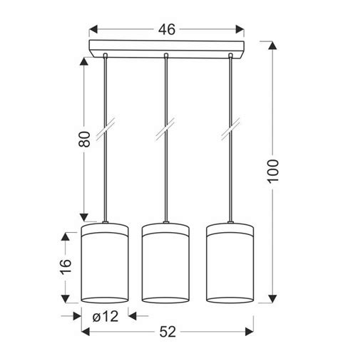 Wels lampa wisząca 3X40 czarny drewniany klosz dymiony 33 22004