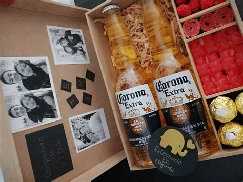 Caja De Cervezas Chocolatea Y Gomas Regalos De San Valent N Para