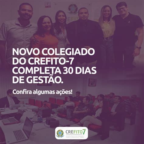 Novo Colegiado Completa Dias De Gest O Conselho Regional De