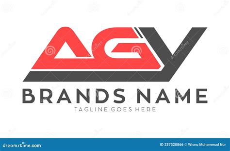 Letter Agy Creative Vector Logo Stock Vector Illustration Of Font