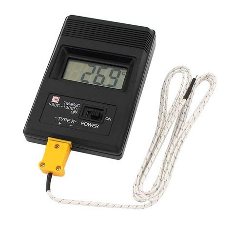LCD K Type Digital Thermometer Testing TM 902C