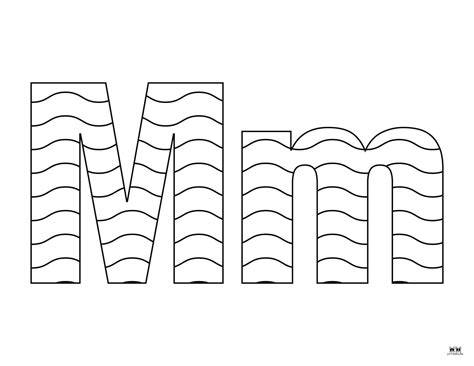 Letter M Coloring Pages Free Pages Printabulk