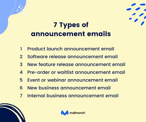 5 Types Of Announcement Emails That Will Get Your Subscriber S