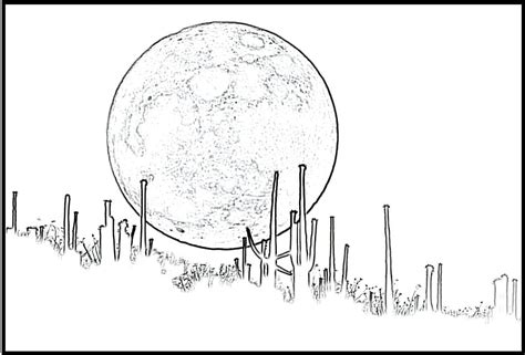 Coloriage Lune à imprimer sur ColoriageEnfant