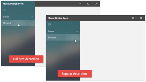 Fluent Design Form WinForms Controls DevExpress Documentation