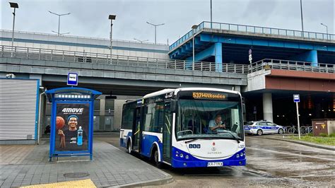 Autosan M09LE Sancity DA107 MPK Kraków LINIA 537 YouTube