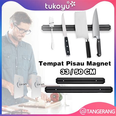 Jual 33 50CM Tempat Pisau Magnet Rak Pisau Dinding Magnet Rak Pisau