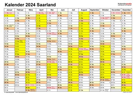 Kalender 2024 Saarland Kostenlos Ausdrucken Fredi Jo Anne