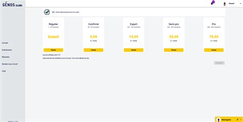 Génos Clubs Guide Utilisateur Créer un club Génos Clubs l appli