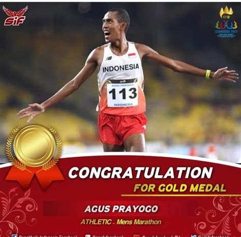 Agus Prayogo Persembahkan Emas Pertama Indonesia Di Maraton Putra SEA