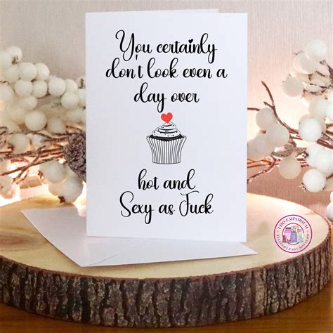 Naughty Birthday Card Sexy Adult Card Card For Husband For Wife