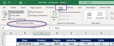 power query in excel get and transform xl n cad