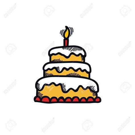 Birthday Cake Doodle