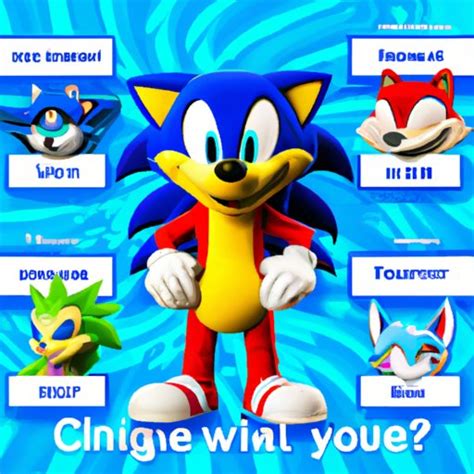 Which Sonic Character Are You Take Our Fun Quiz To Find Out The