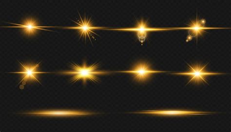 Golden Lens Flare Transparent Isolated Graphic By Mahmud Ovi