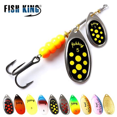 FISCH KÖNIG 11cm 25G Messing Material Lange Guss Spinner Köder Fisch