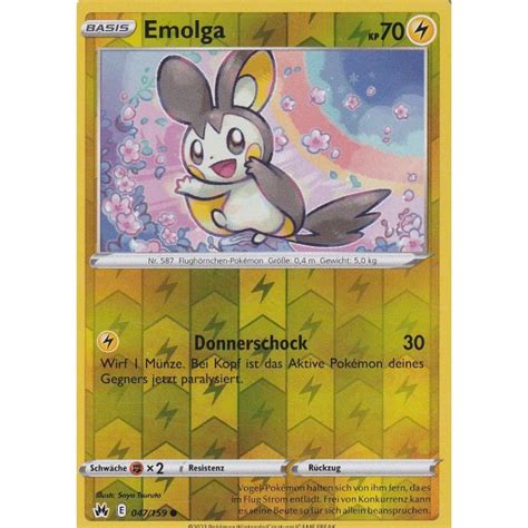 Emolga 047 159 REVERSE HOLO Zenit der Könige Pokemon Karte kaufen